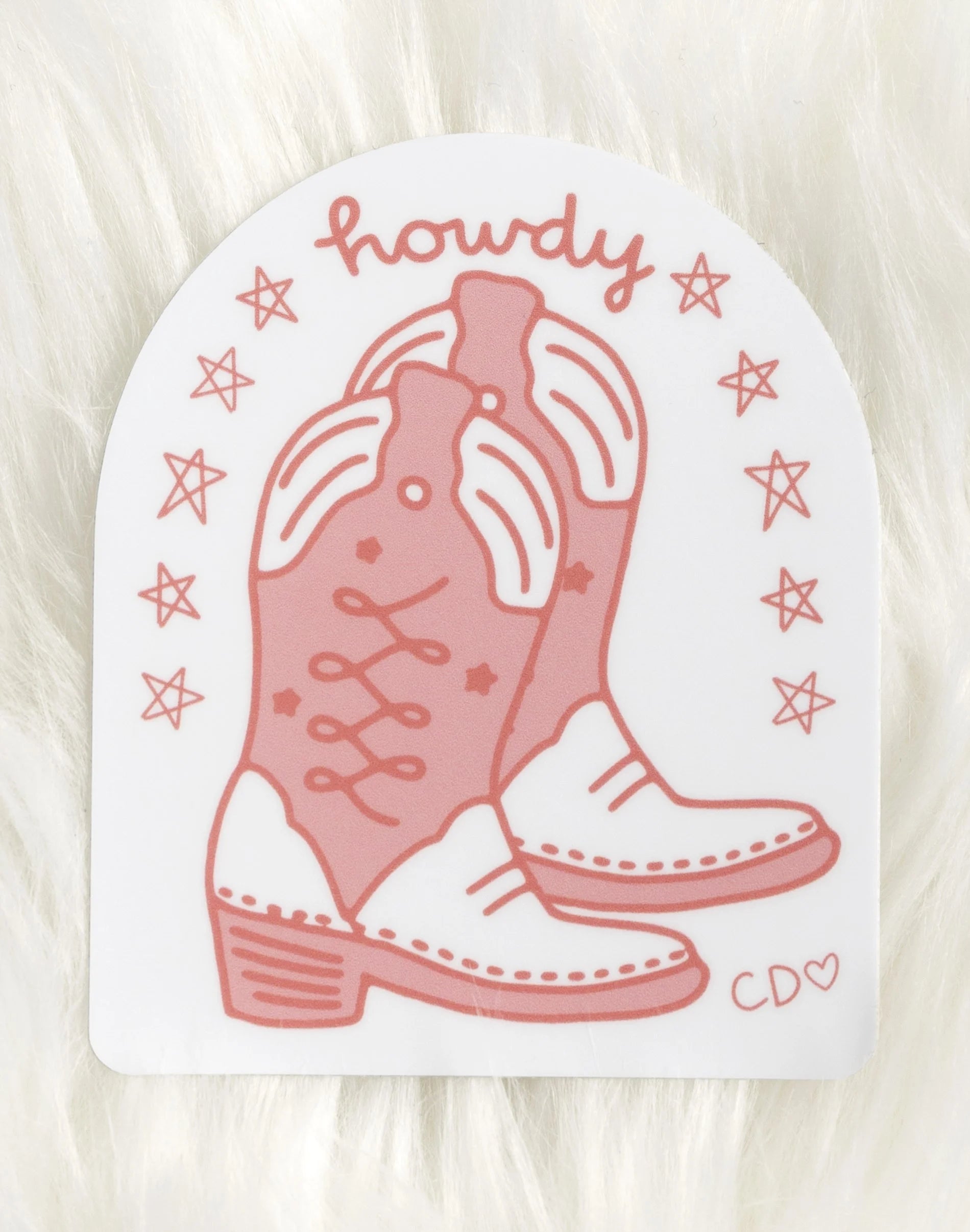 Cowgirl Boots Decal Sticker – Freedom Floral