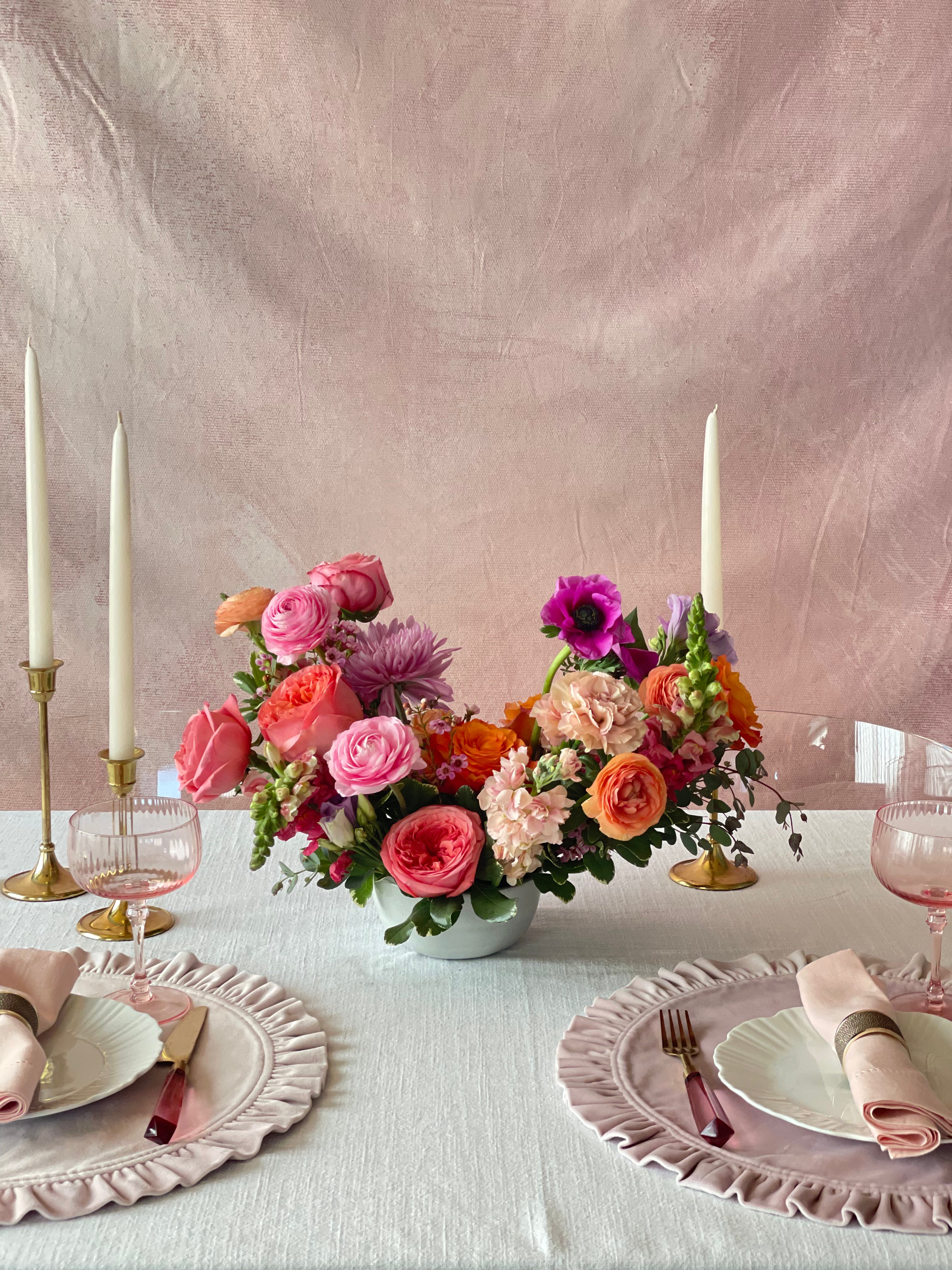 Statement Bowl Centerpiece – Freedom Floral