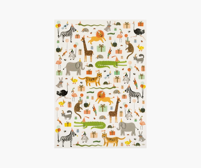 Party Animal Wrapping Paper – Freedom Floral