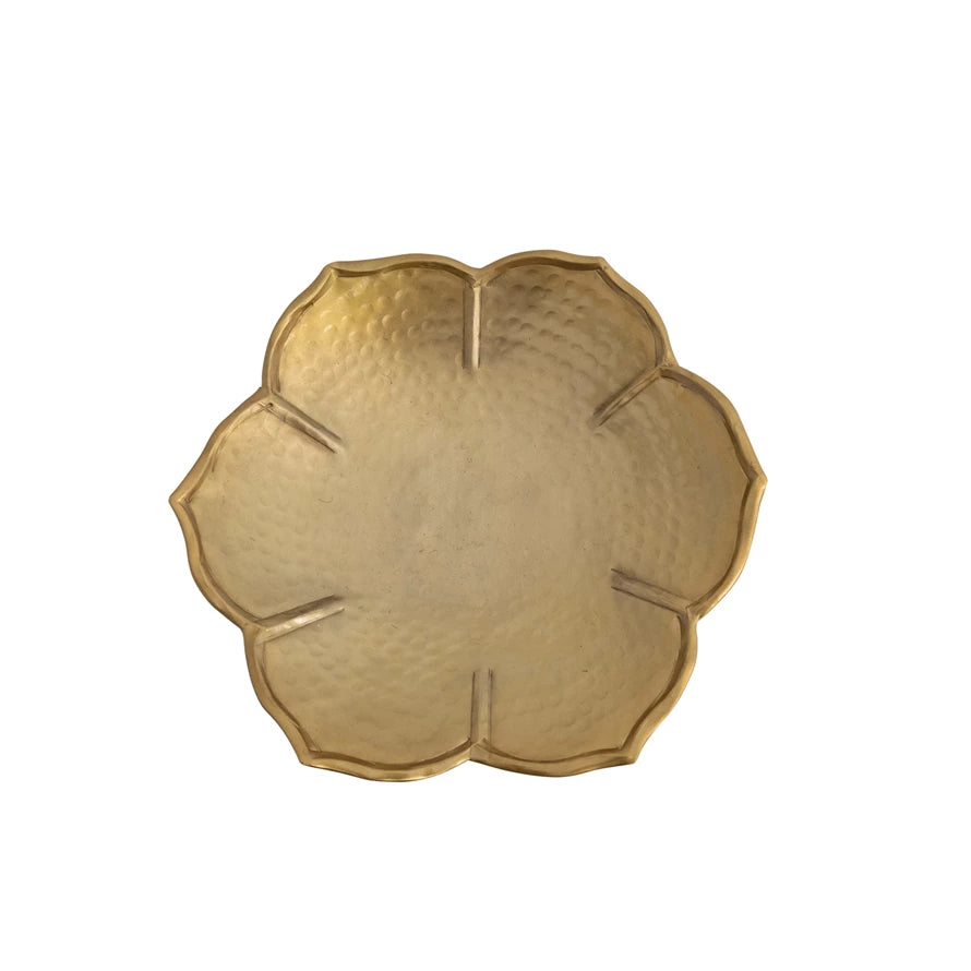 Metal Flower Shaped Dish – Freedom Floral