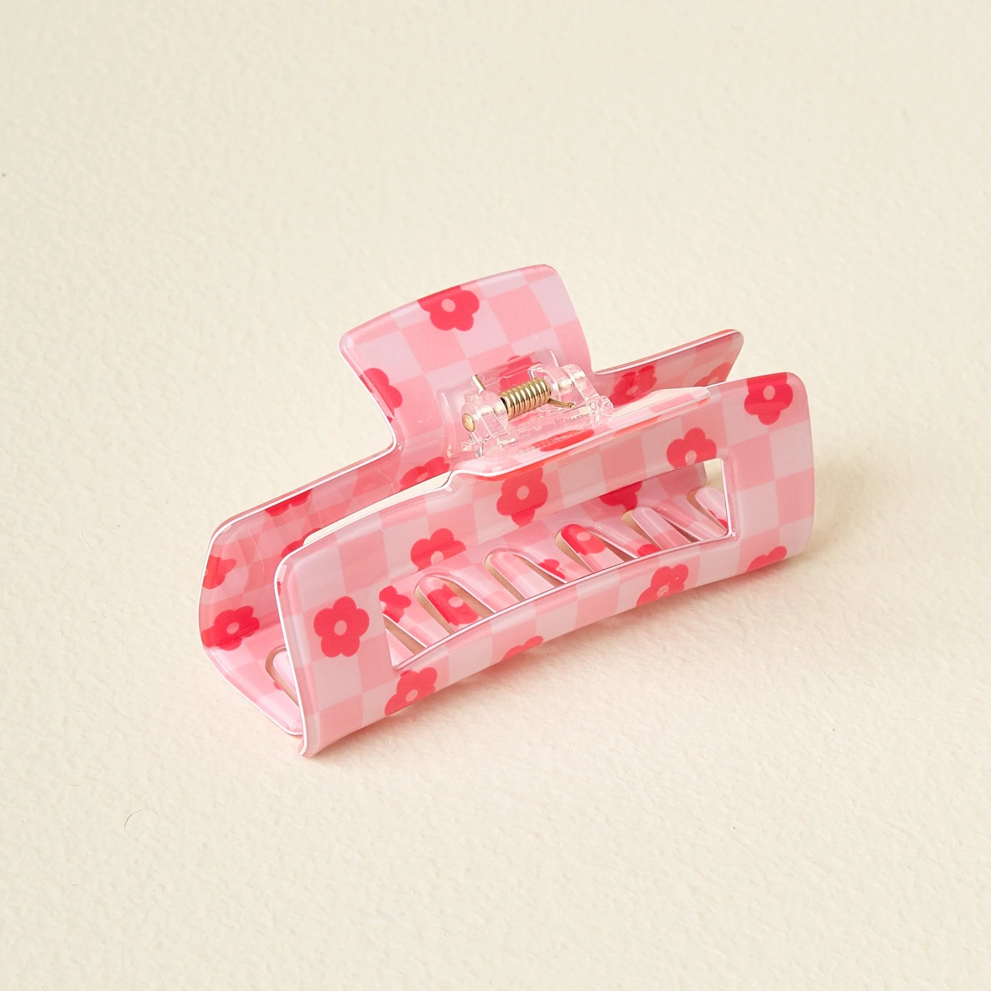 Checker Claw Clip – Freedom Floral