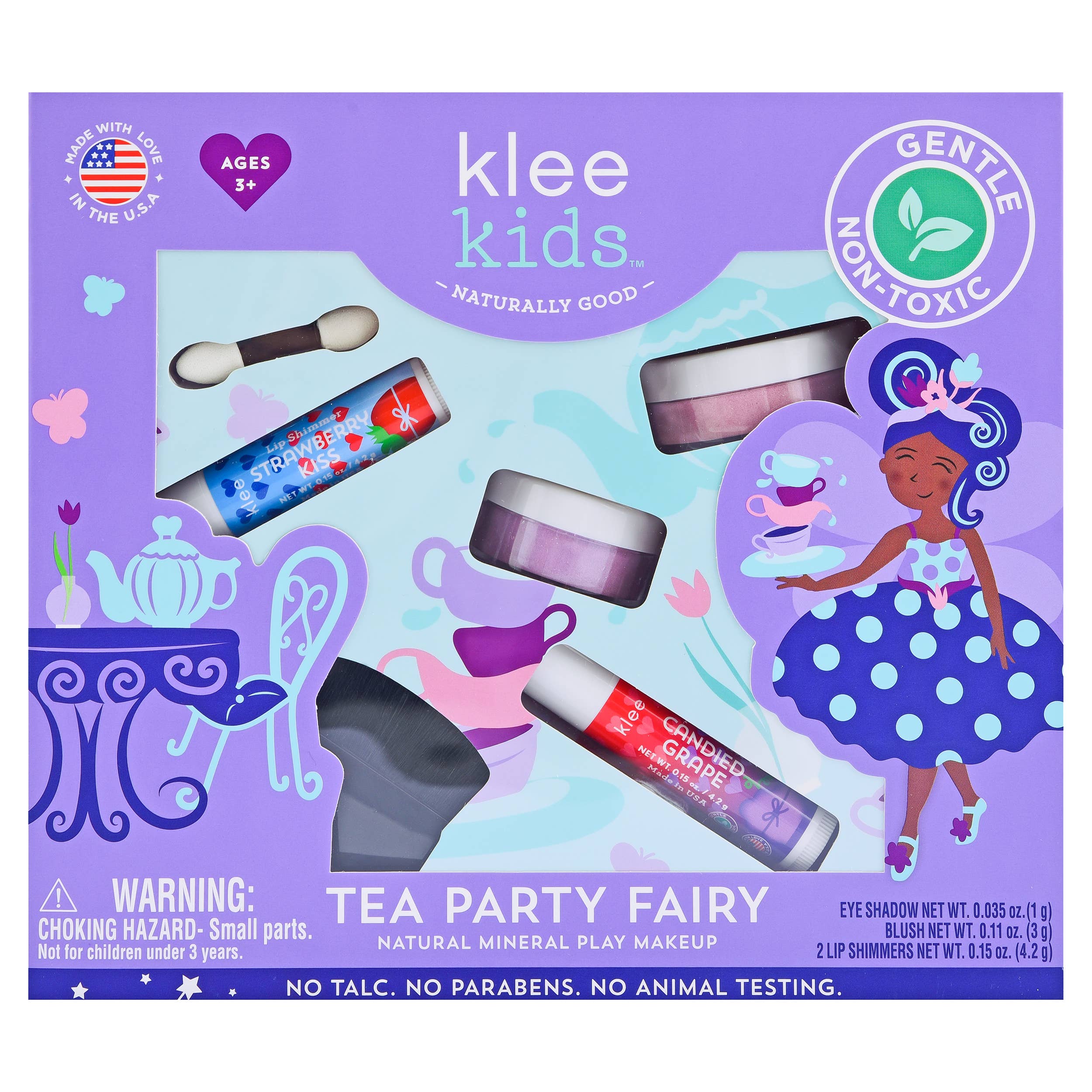 Pom Pom Fairy - Klee Kids Natural Mineral Play Makeup Kit – Freedom Floral
