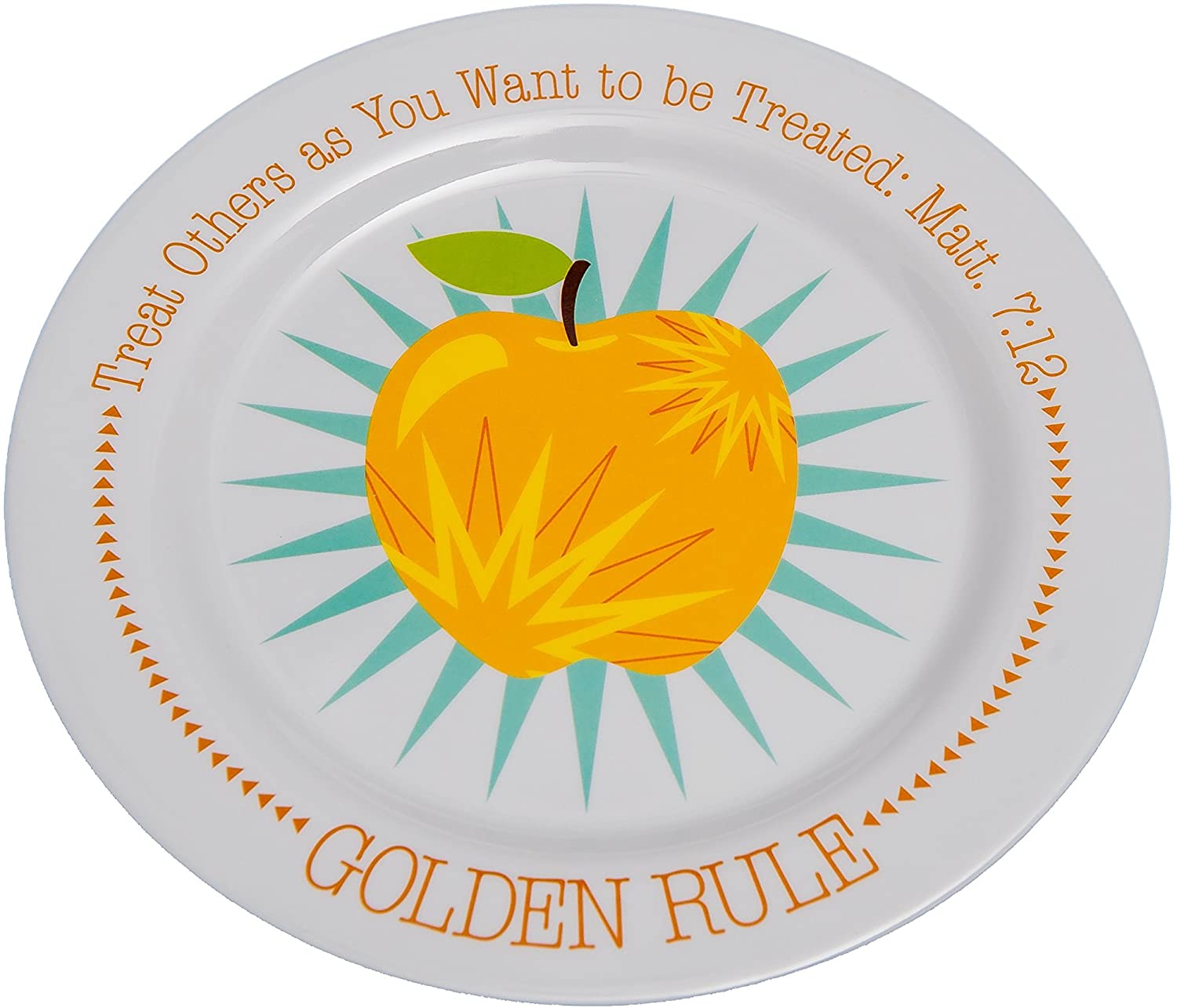 Golden Rule Plate – Freedom Floral