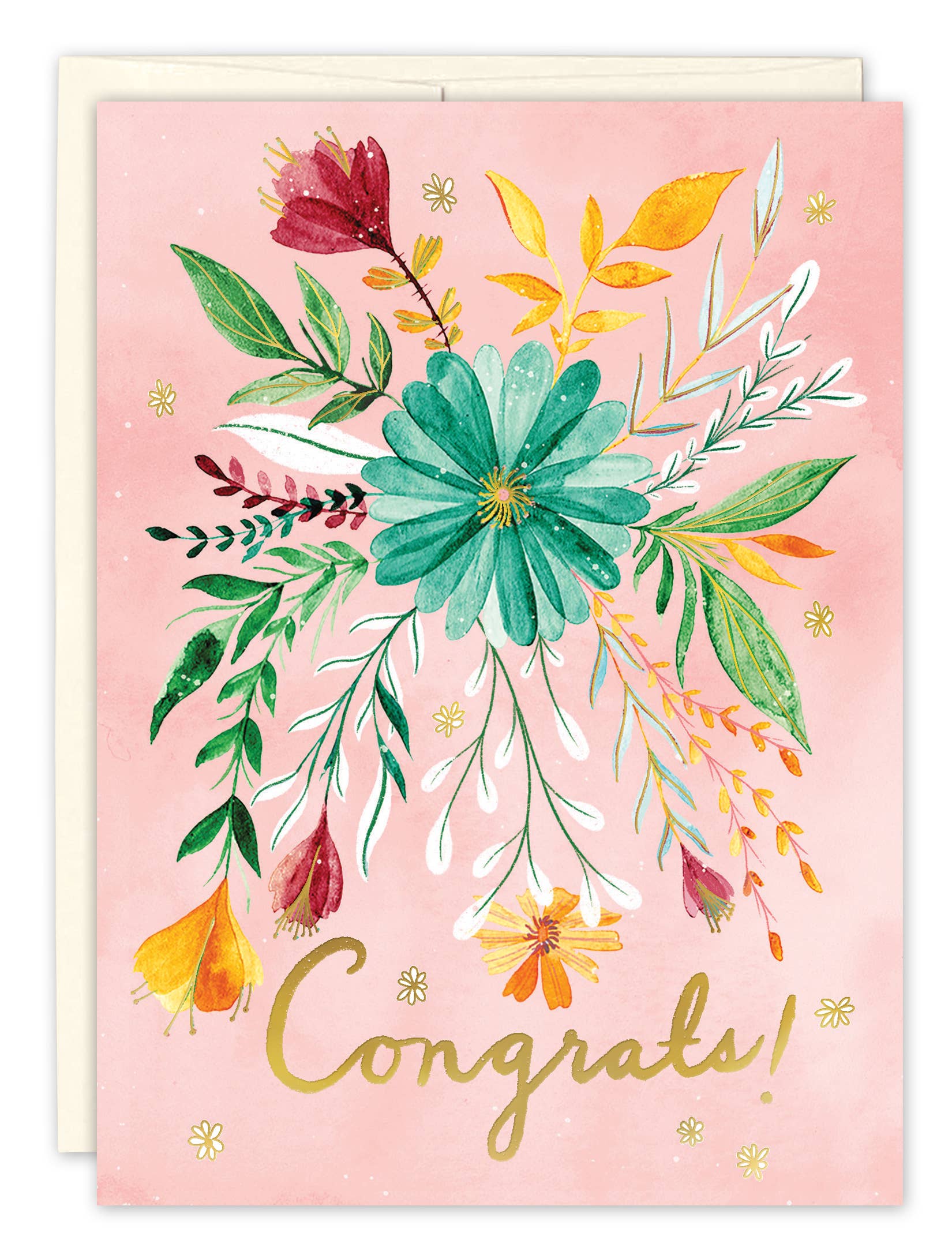 Congrats Card – Freedom Floral
